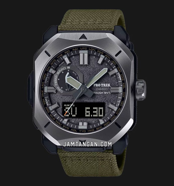 Casio Pro Trek PRW-6900YB-3 PRW-6900YB-3DR Climber Line Solar Digital ...