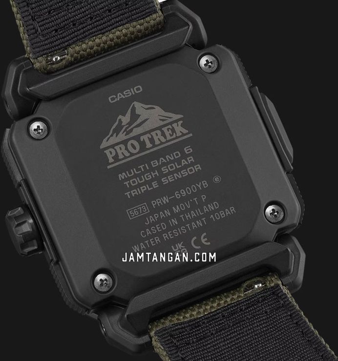 Casio Pro Trek PRW-6900YB-3 PRW-6900YB-3JF Climber Line Solar Digital ...