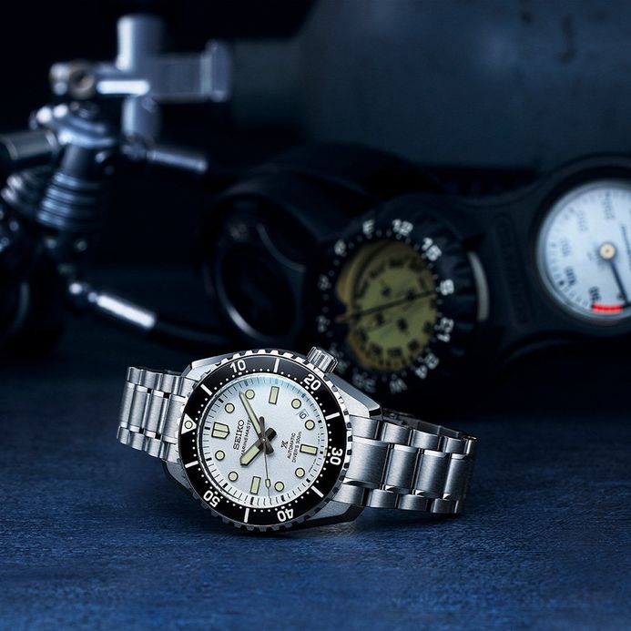 Seiko Prospex SLA077 SLA077J1 Marinemaster 1968 Heritage Diver White ...