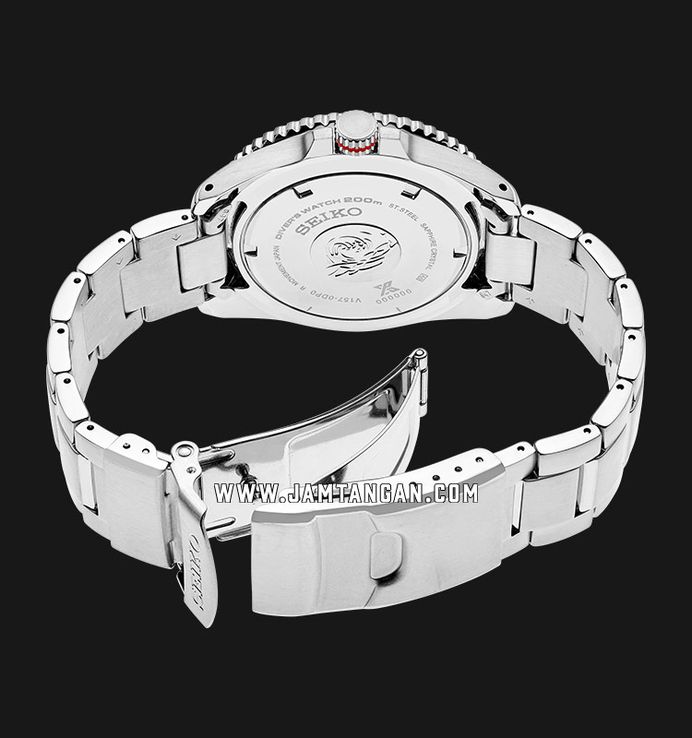 Seiko Prospex SNE589 SNE589P1 Solar Divers 200M Black Dial Stainless ...