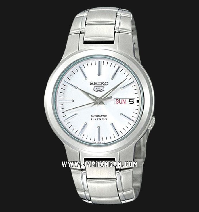 Seiko 5 Sports SNKA01 SNKA01K1 Automatic Silver Dial Stainless Steel ...