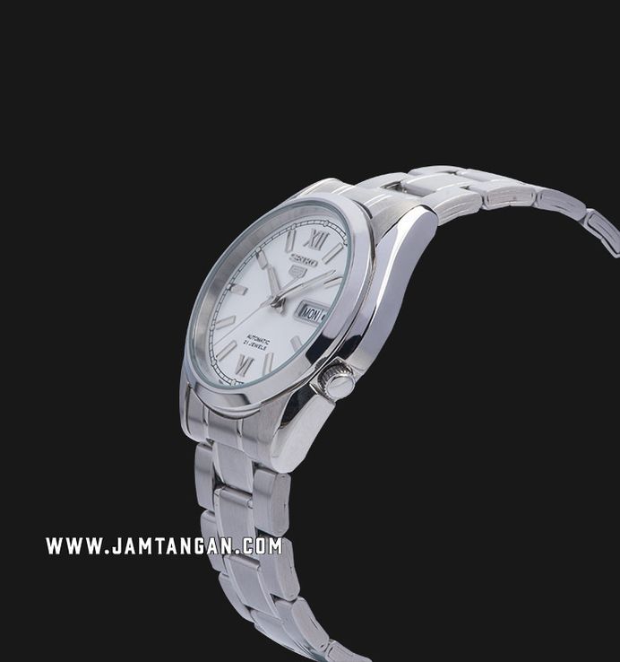Seiko 5 Sports SNKL51 SNKL51K1 Automatic Silver Dial Stainless Steel ...