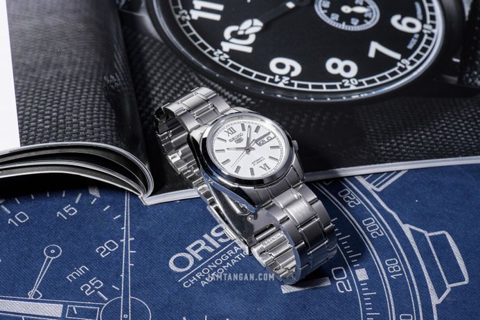 Seiko 5 Sports SNKL51 SNKL51K1 Automatic Silver Dial Stainless Steel ...