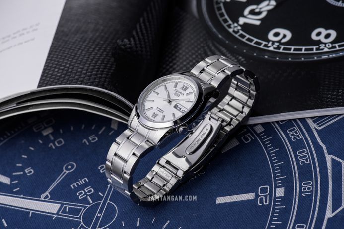 Seiko 5 Sports SNKL51 SNKL51K1 Automatic Silver Dial Stainless Steel ...