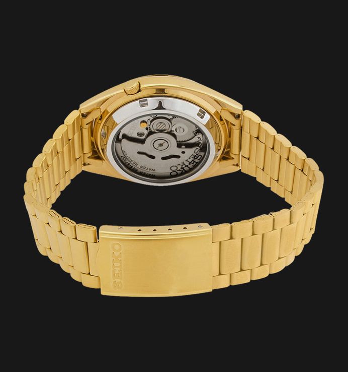 Seiko 5 Sports SNXS80 SNXS80K1 Automatic Gold Dial Gold Stainless Steel ...