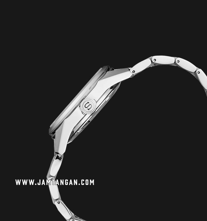 Seiko Presage SPB165 SPB165J1 Sharp Edged Shironeri Silky White Dial ...