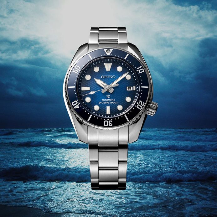 Seiko Prospex SPB321 SPB321J1 King Sumo Automatic Divers 200M Blue Dial ...
