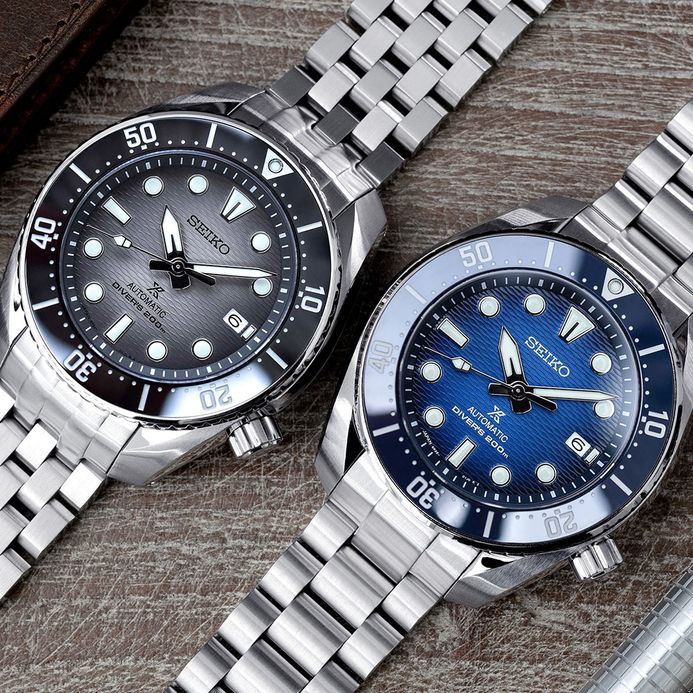 Seiko Prospex SPB321 SPB321J1 King Sumo Automatic Divers 200M Blue Dial ...