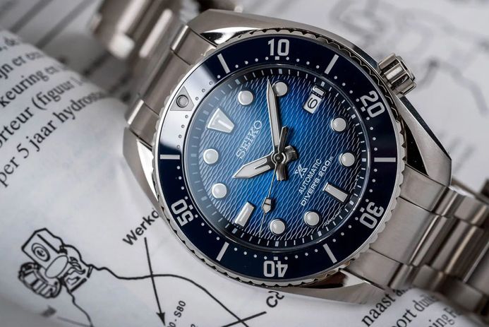 Seiko Prospex SPB321 SPB321J1 King Sumo Automatic Divers 200M Blue Dial ...