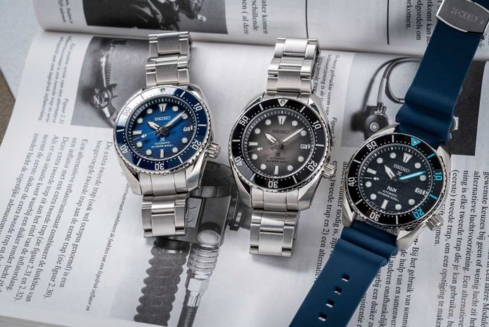 Seiko Prospex SPB321 SPB321J1 King Sumo Automatic Divers 200M Blue Dial ...