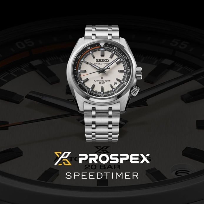 Seiko Prospex SPB513 SPB513J1 Speedtimer 6R Compact Countdown In Grey ...