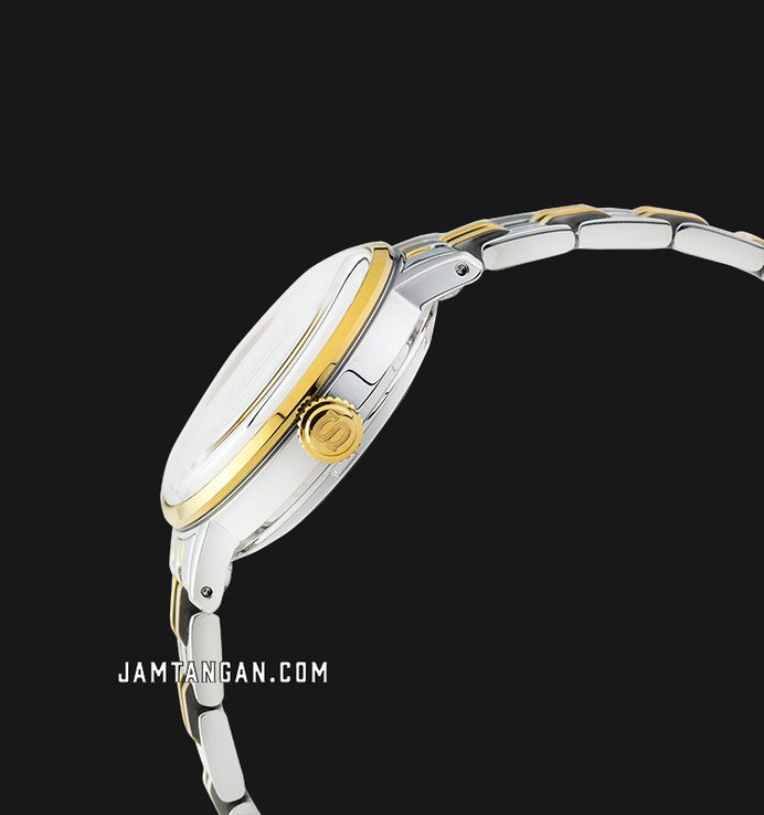 Seiko Presage SRE010J1 Cocktail Time White Lady Diamond Twist Silver ...