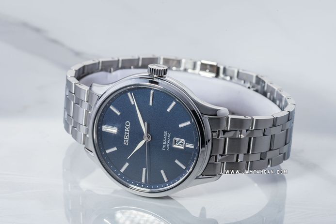 Seiko Presage SRPD41 SRPD41J1 Zen Garden Automatic Blue Dial Stainless ...
