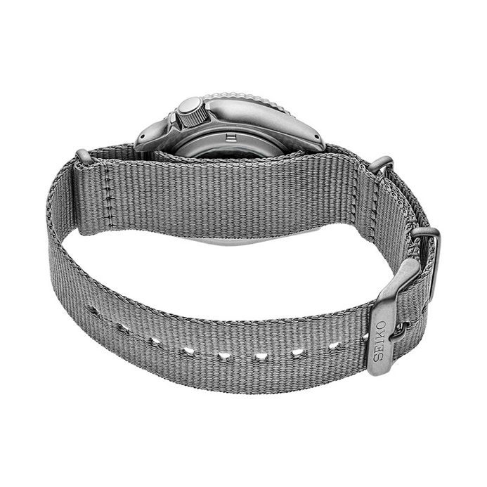 Seiko 5 Sports SRPG61 SRPG61K1 Automatic Grey Dial Grey Nylon Strap ...