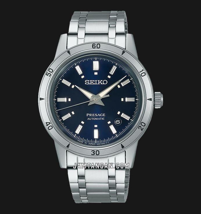 Seiko Presage SRPL07 SRPL07J1 Style60s Elegant Yet Rugged Dark Blue ...