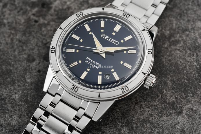 Seiko Presage SRPL07 SRPL07J1 Style60s Elegant Yet Rugged Dark Blue ...