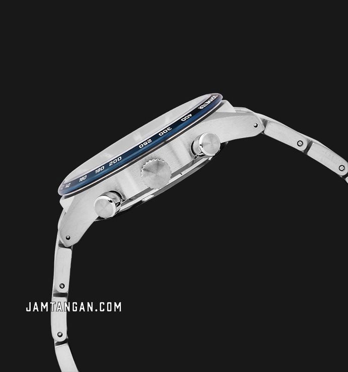 Seiko Chronograph SSB445 SSB445P1 Essentials Blue Dial Stainless Steel ...