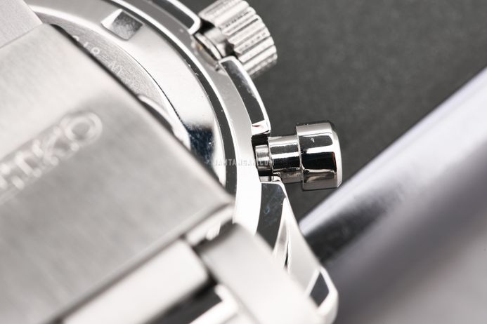 Seiko Chronograph SSB445 SSB445P1 Essentials Blue Dial Stainless Steel ...