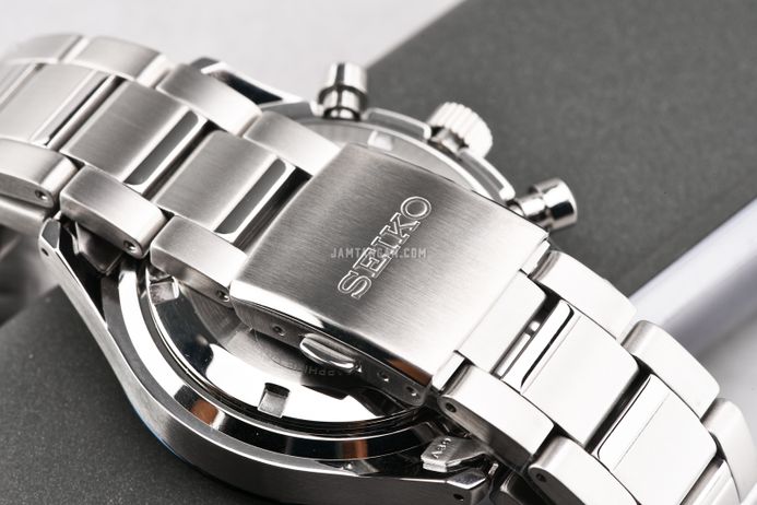 Seiko Chronograph SSB445 SSB445P1 Essentials Blue Dial Stainless Steel ...