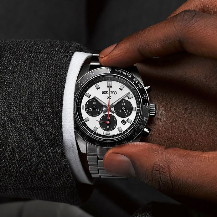 Seiko Prospex SSC911 SSC911P1 Speedtimer Solar Chronograph Panda Dual ...