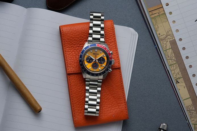 Seiko Prospex SSC947 SSC947P1 Speedtimer Pogue Solar Chronograph Orange ...