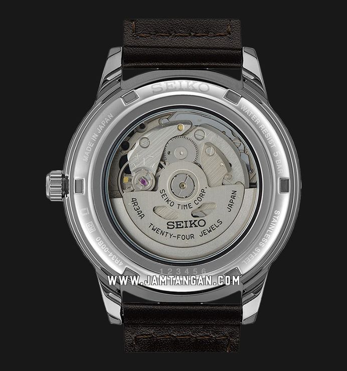 Seiko Presage SSK013 SSK013J1 Style60s Automatic GMT Brown Dial Brown ...