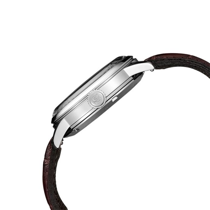 Seiko Presage SSK041 SSK041J1 Cocktail Time GMT Acacia Ivory Dial Brown ...