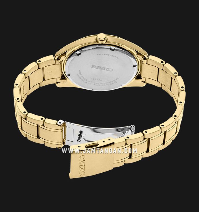 Seiko Classic SUR314P1 Discover More White Dial Gold Stainless Steel ...