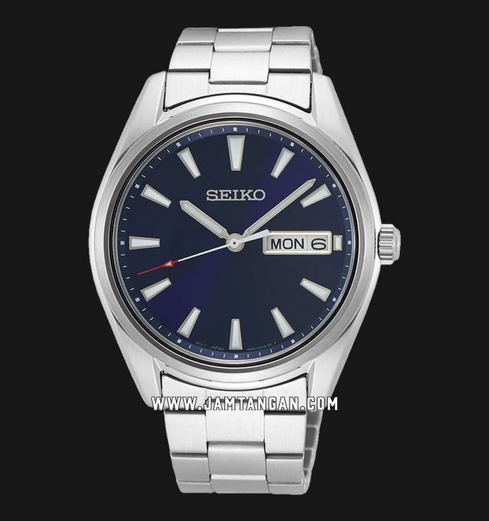 Seiko Classic SUR341 SUR341P1 Blue Dial Stainless Steel Strap ...