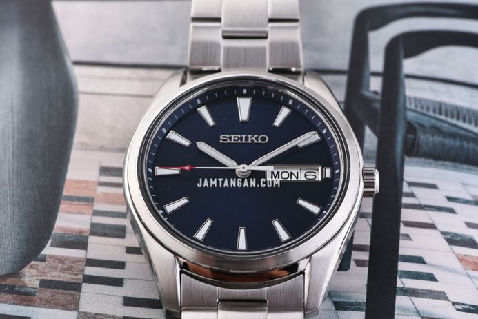 Seiko Classic SUR341 SUR341P1 Blue Dial Stainless Steel Strap ...