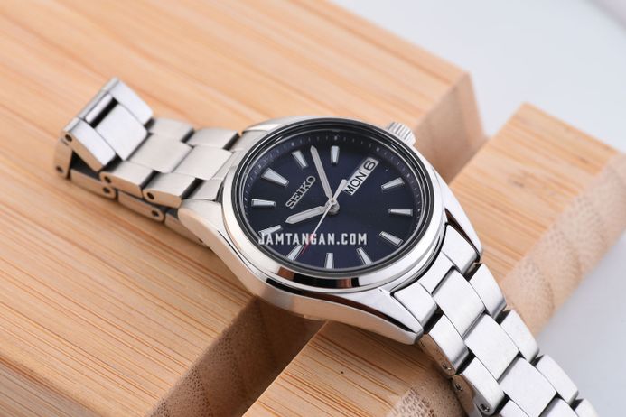 Seiko Classic SUR353 SUR353P1 Blue Dial Stainless Steel Strap ...