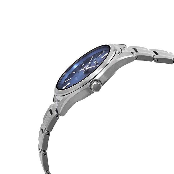 Seiko Classic SUR371 SUR371P1 Discover More Blue Dial Titanium Strap ...
