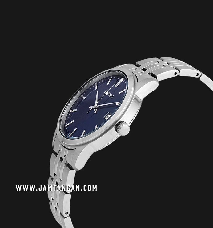 Seiko Classic SUR399 SUR399P1 Discover More Blue Dial Stainless Steel ...