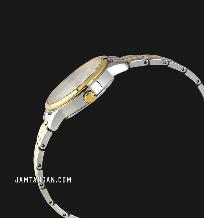 Seiko Classic SUR410P1 Discover More Silver Dial Dual Tone Stainless ...