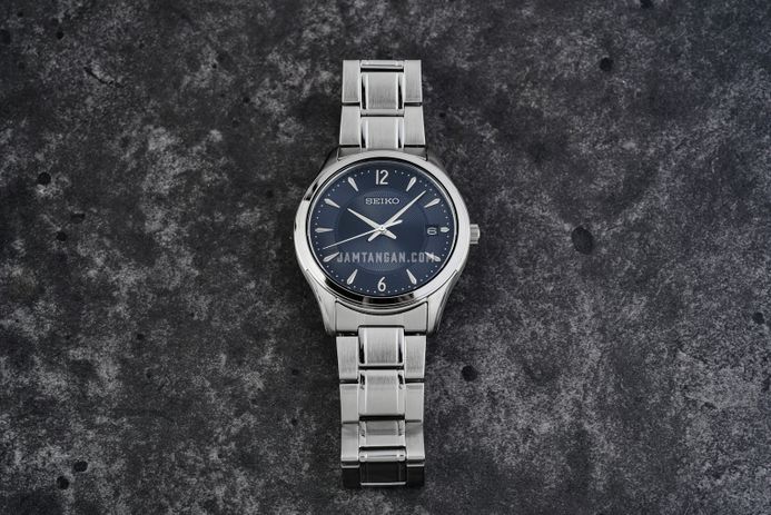 Seiko Classic SUR419 SUR419P1 Discover More Blue Dial Stainless Steel ...