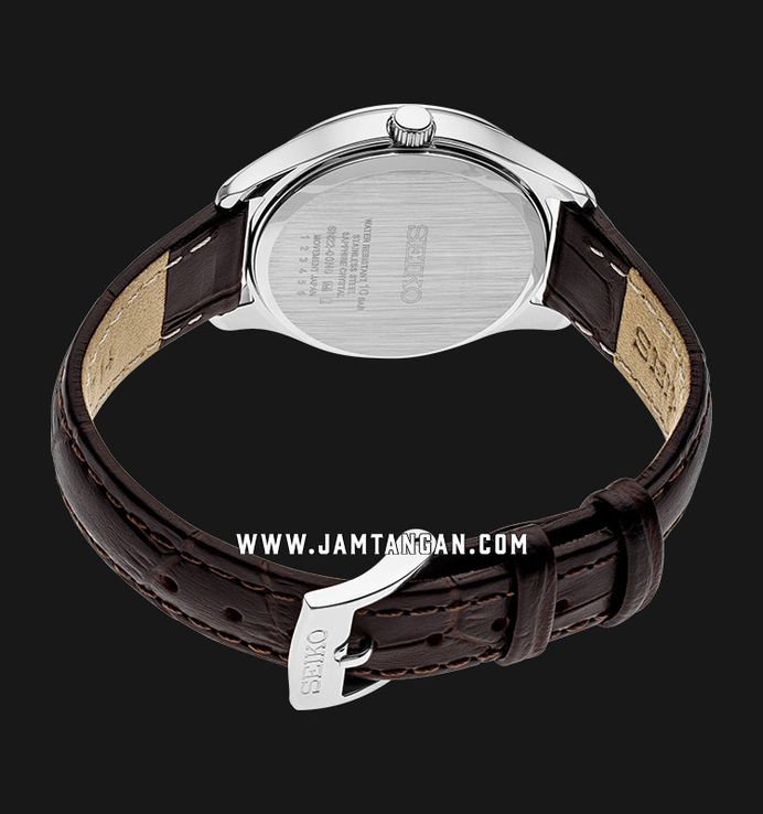 Seiko Classic SUR427 SUR427P1 Discover More Cream Dial Dark Brown ...