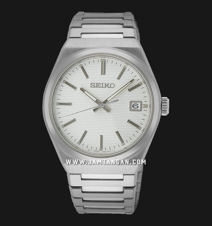 Seiko Classic SUR553P1 Men Silver Dial Stainless Steel Strap ...