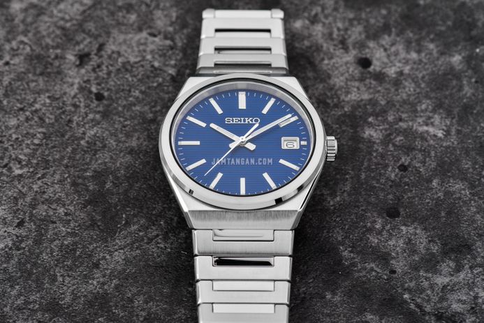Seiko Classic SUR555 SUR555P1 Men Blue Dial Stainless Steel Strap ...