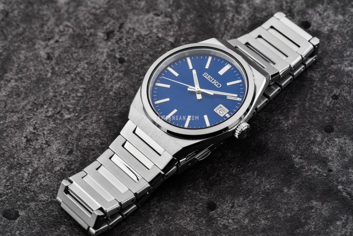 Seiko Classic SUR555 SUR555P1 Men Blue Dial Stainless Steel Strap ...