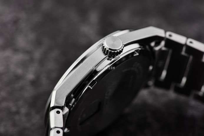 Seiko Classic SUR557 SUR557P1 Men Black Dial Stainless Steel Strap ...