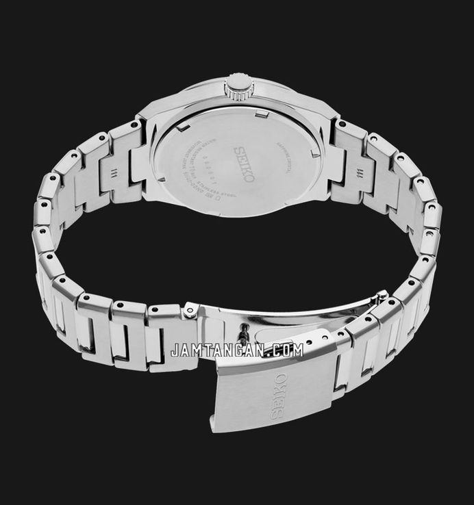 Seiko Ladies SUR573P1 Discover More Silver Dial Stainless Steel Strap ...