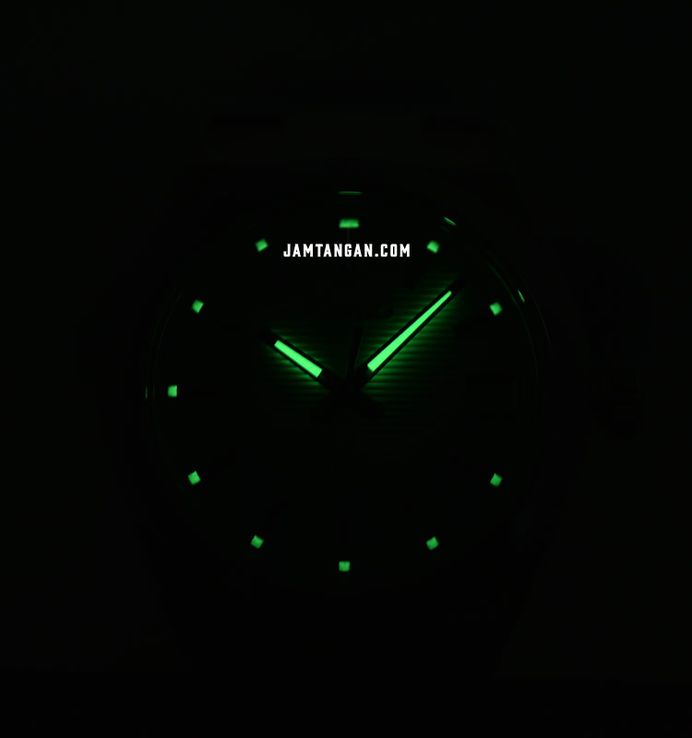 Seiko Ladies SUR577P1 Discover More Light Orange Dial Stainless Steel ...