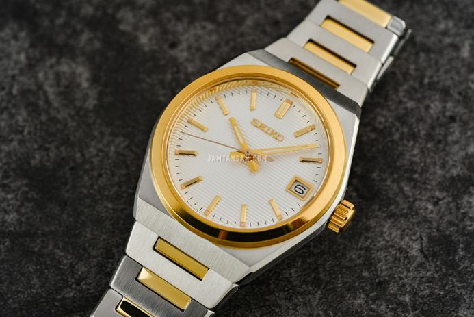 Seiko Ladies SUR578 SUR578P1 Discover More Silver Dial Dual Tone ...