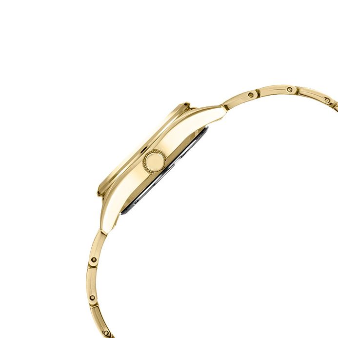 Seiko Classic SUR632 SUR632P1 White Dial Gold Stainless Steel Strap ...