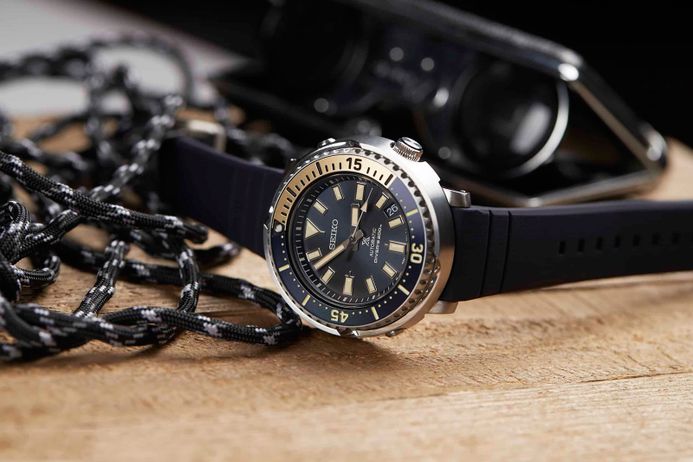Seiko Prospex SUT403 SUT403P1 Baby Tuna Solar Divers 200M Blue Navy ...