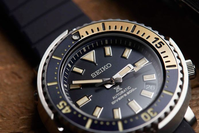 Seiko Prospex SUT403 SUT403P1 Baby Tuna Solar Divers 200M Blue Navy ...