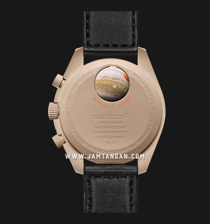 Swatch X Omega Bioceramic Moonswatch SO33C100 Speedmaster Light Brown ...