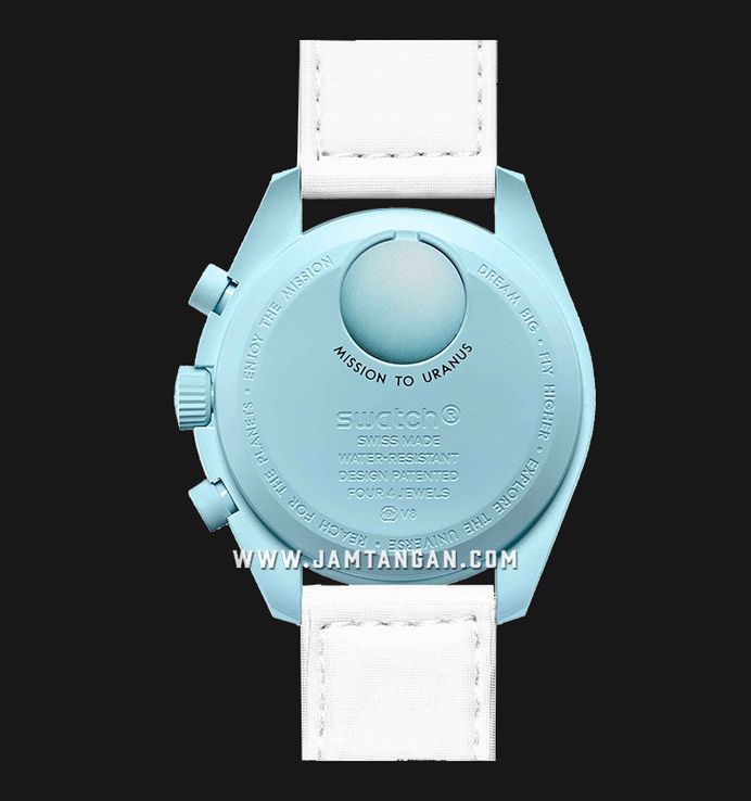Swatch X Omega Bioceramic Moonswatch SO33L100 Speedmaster Light Blue ...