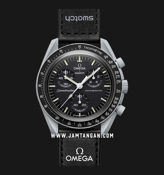 Swatch X Omega Bioceramic Moonswatch SO33M100 Speedmaster Black Dial ...
