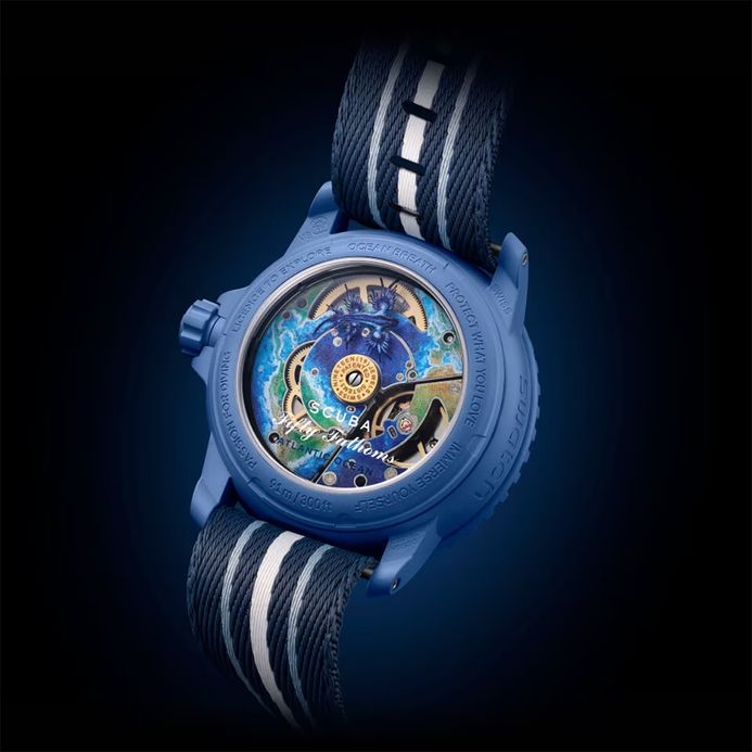 Swatch X Blancpain SO35A100 Bioceramic Scuba Fifty Fathoms Collection ...